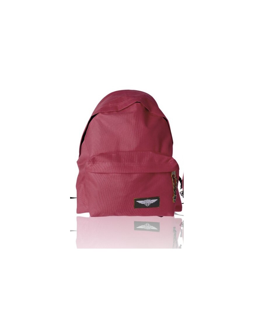 Maroon backpack. SD model