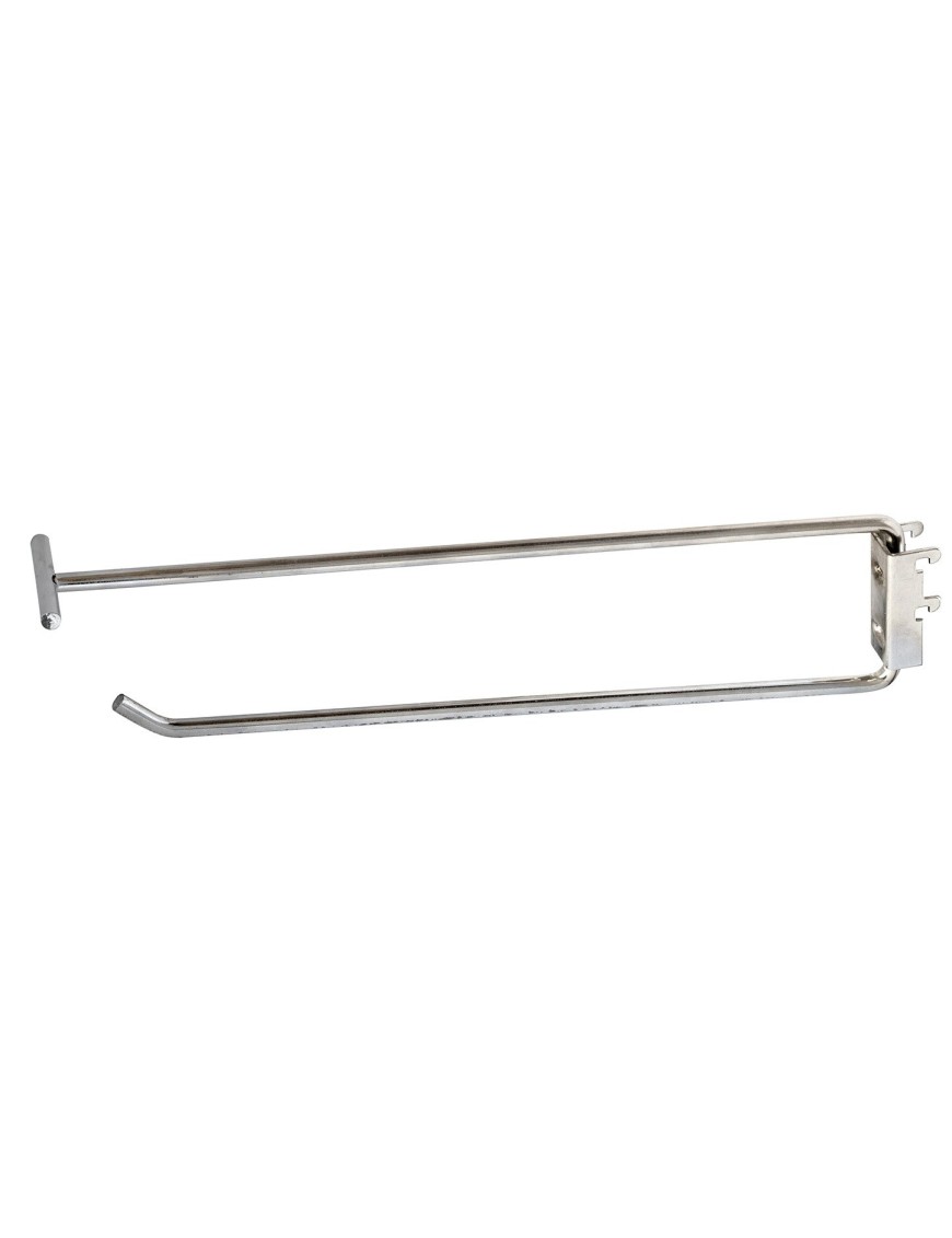 Simple hook with label holder with plate (length 20 cm)