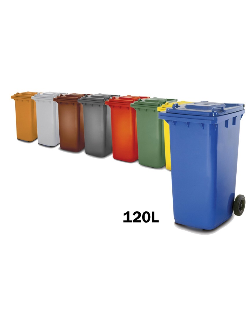 Contenedor industrial 120 Litros. Modelo blanco