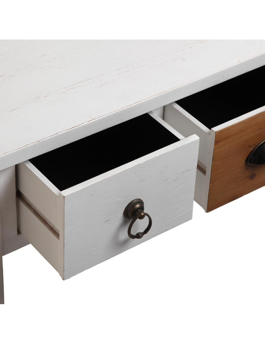 Table d'entrée avec tiroirs, modèle Retro