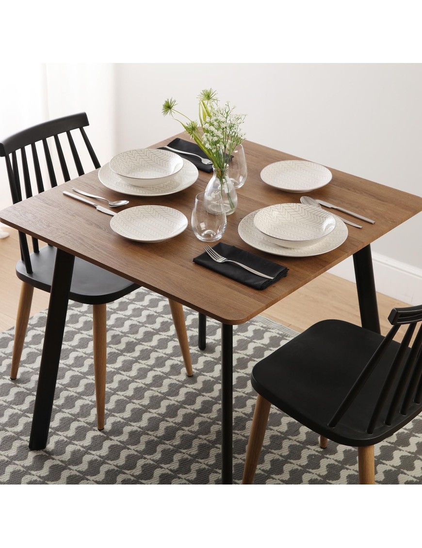 Table en bois, modèle Cronos (80 x 80 cm)