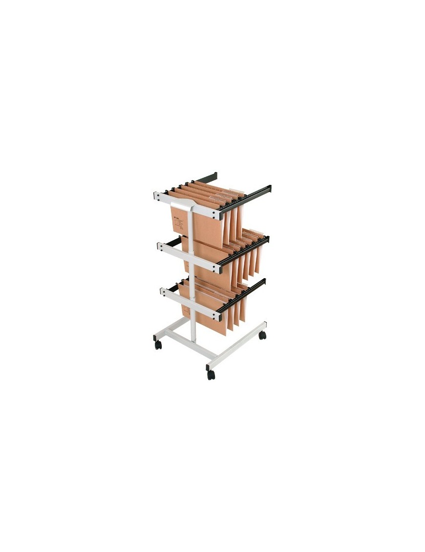 Trolley for hanging document folders. 120 folders