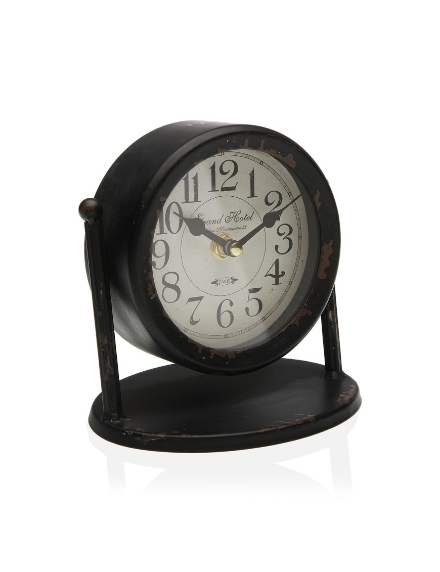 BLACK TABLE CLOCK HOTEL MODEL