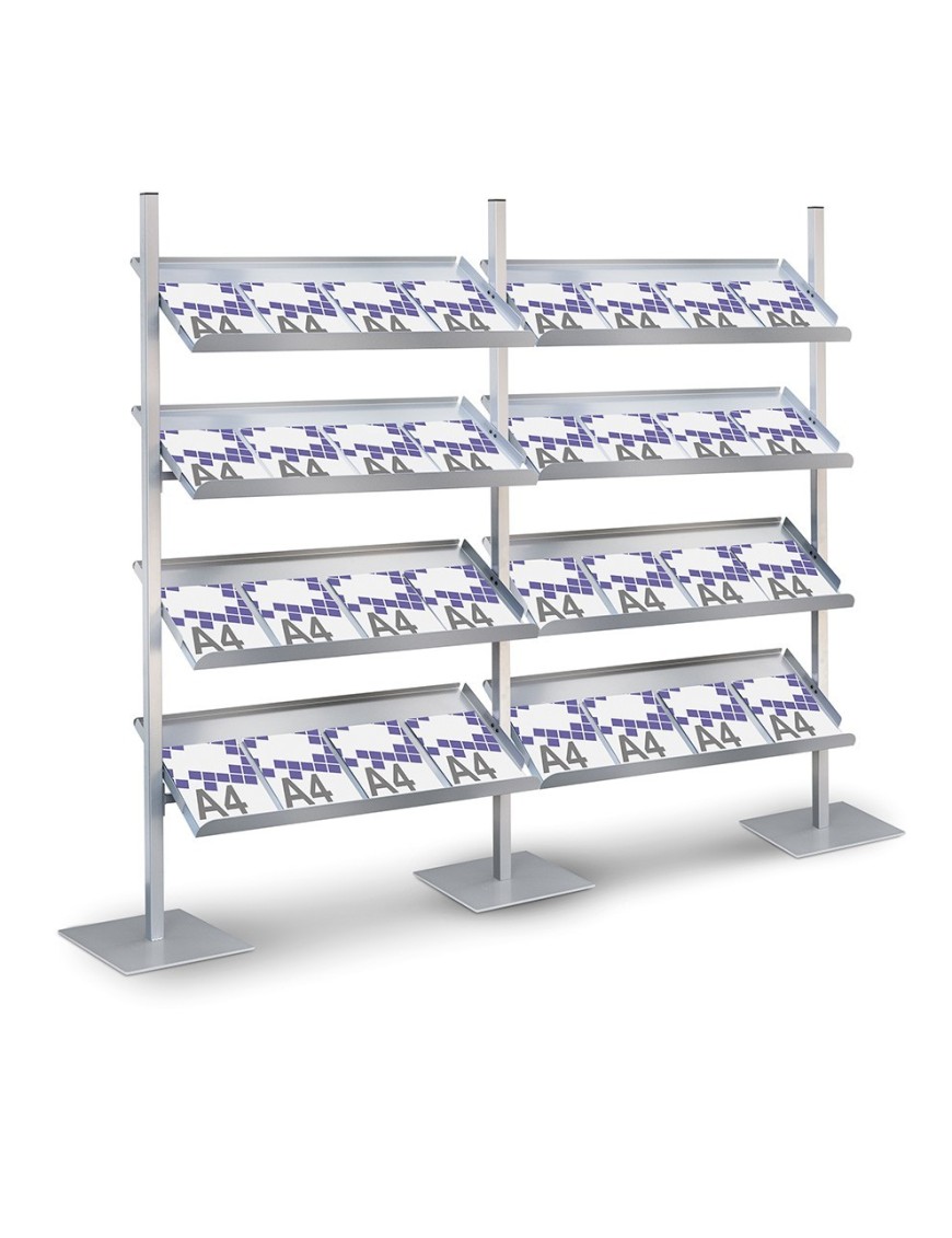 Front facing display stands for magazines and catalogues