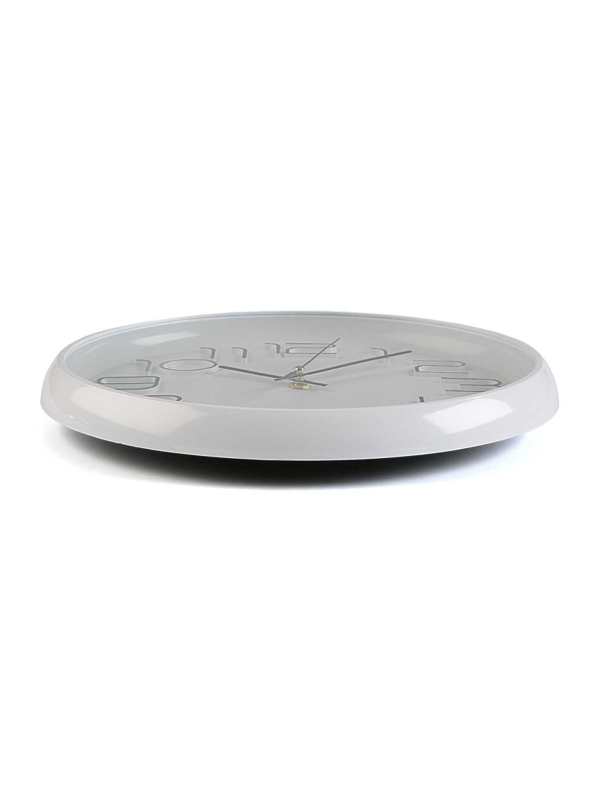 WHITE KITCHEN CLOCK 30CM MODEL OTTO