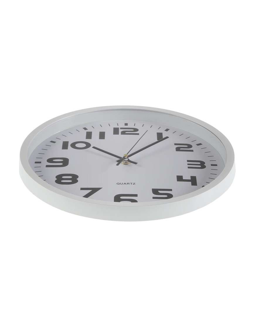 WHITE KITCHEN CLOCK 30,5CM MODEL TADEO