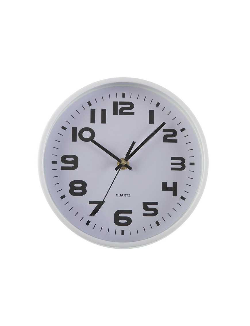 WHITE KITCHEN CLOCK 20 CM ZAID MODEL