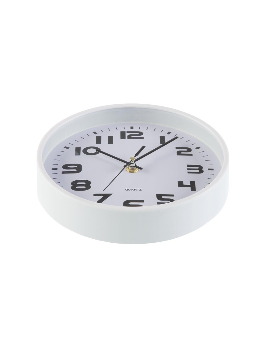 WHITE KITCHEN CLOCK 20 CM ZAID MODEL
