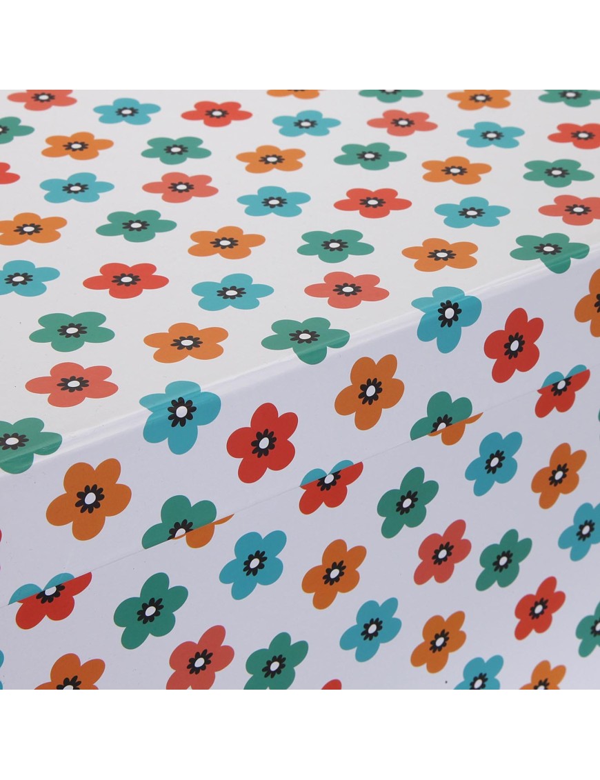 SET OF 15 POPPY CARDBOARD BOXES