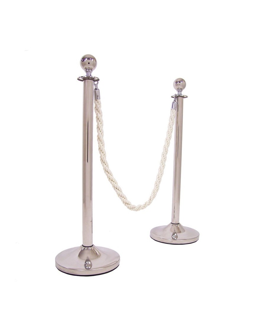 Chrom stainless steel separator post with round head