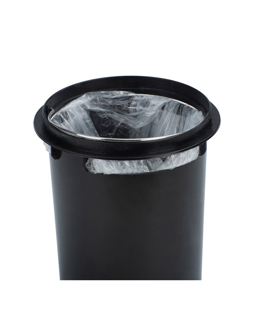 Garbage can of 3L. With invisible bag system. White model