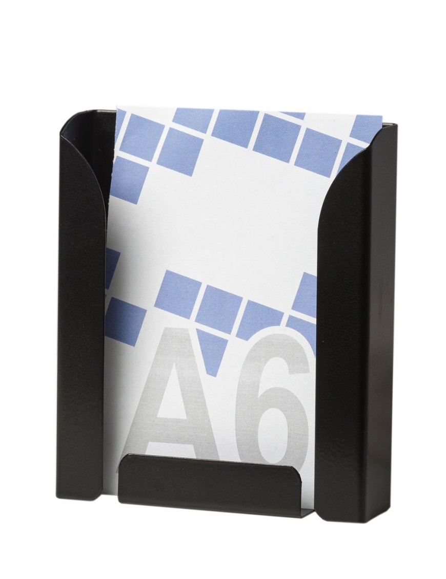 Display stand A6 (brochure holders). Color Black